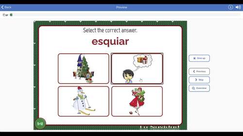 Spanish Boom Cards: Las Actividades de Navidad (Christmas Activities ...