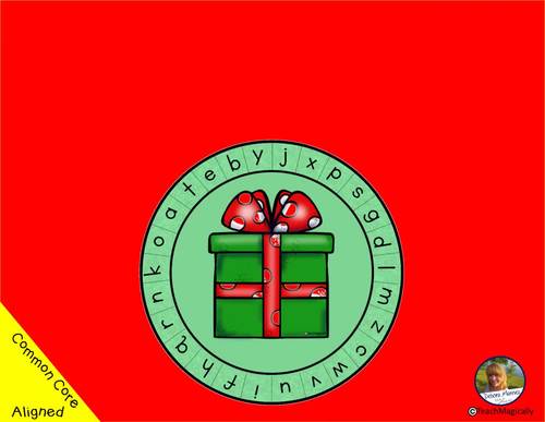 Christmas Gifts Beginning Sounds and Letters Phonemic Awareness Game