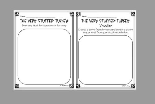 The Very Stuffed Turkey Book Companion | Thanksgiving Read Aloud Activities