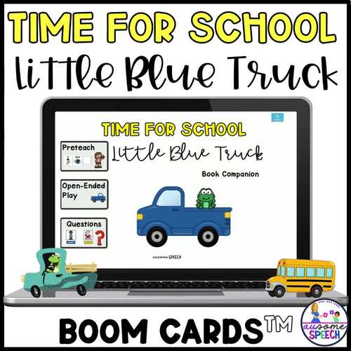 Back to School Theme Unit for Preschool Speech Therapy Elementary