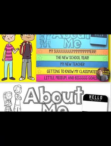 All About Me Flip Book a First Day of School - Back to School Activity ...