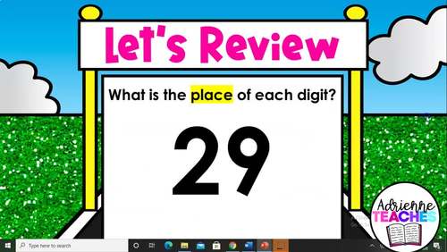 Rounding 2 Digit Numbers Mini Lesson - PPT & Google - Distance Learning