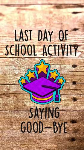 Card for Student Who Will Sit at My Desk Next Year | Last Day Activity