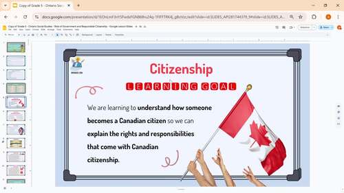 Grade 5 - Government and Responsible Citizenship - Ontario S.S ...