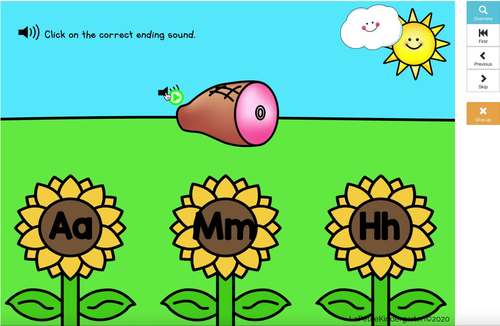 Fall Ending Sounds BOOM Cards by La Petite Kindergarten | TpT