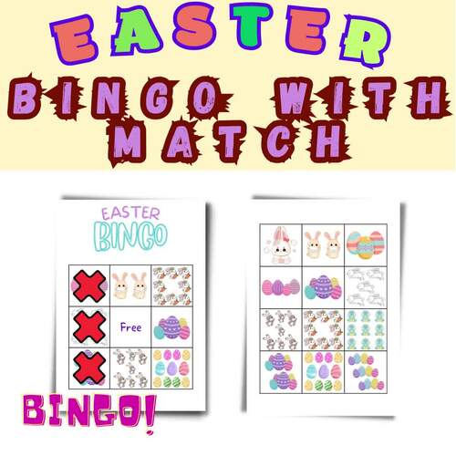 Counting on Easter Bingo by AZURY | TPT