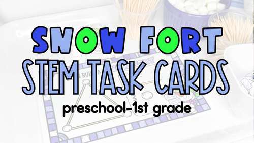 Winter STEM Card Activity - Snowman Math Game Preschool, Pre-K ...