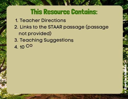 5th Gr.-Reading Comprehension- Poetry-STAAR New Question Types- Set #6