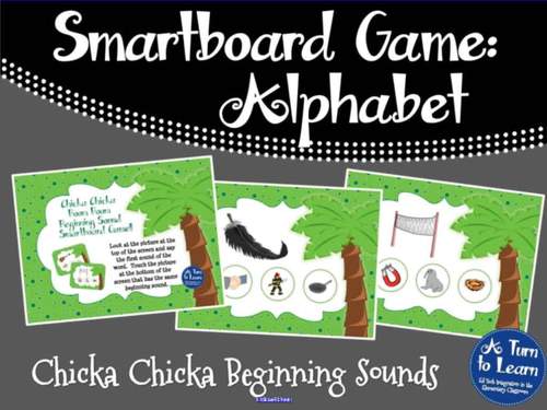Chicka Chicka Boom Boom Beginning Sounds Game (Smartboard/Promethean Board)