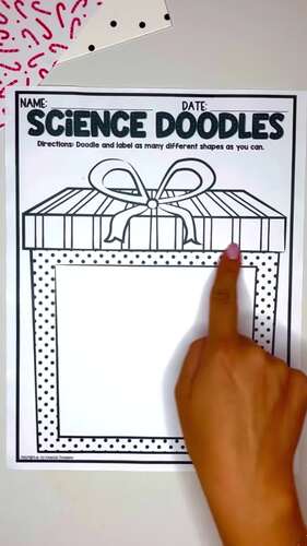 Doodle Challenges WINTER SCIENCE | No Prep Printables | TPT
