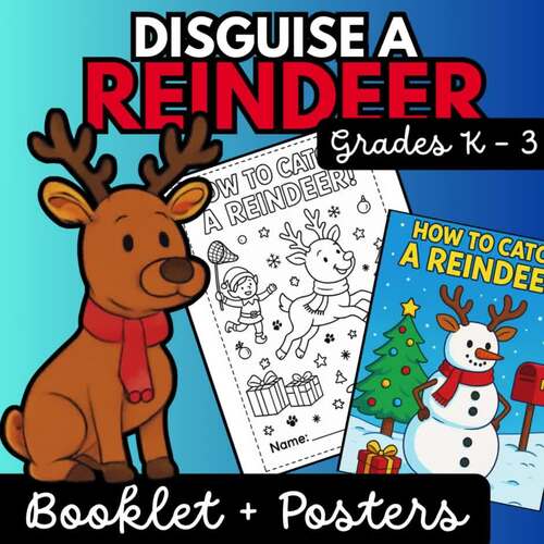 How to Catch a Reindeer: Christmas Art, SEL, prompts and Activities, K ...