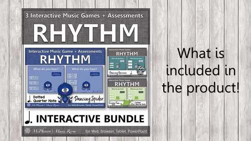 Interactive Rhythm Games and Assessment Dotted Quarter Note {Bundle}
