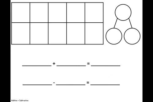 Math Graphic Organizer Folder Resources | First Grade | TPT