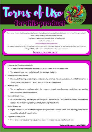 Rehearsal Room Red Flags | Theatre Etiquette, Ensemble Behavior & Skit ...