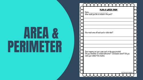 Fun Activities for Area & Perimeter by My Classroom Cupboard | TPT