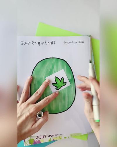 The Sour Grape Craft and Book Companion by The Literacy Party | TPT