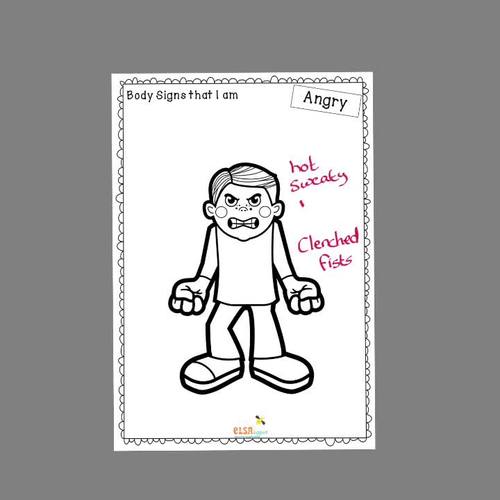 Physical Signs of Emotions by ELSA Support | TPT