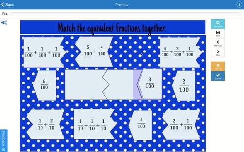 4th Grade Decompose A Fraction Into A Sum Of Fractions Puzzle Boom 4 Nf B3b