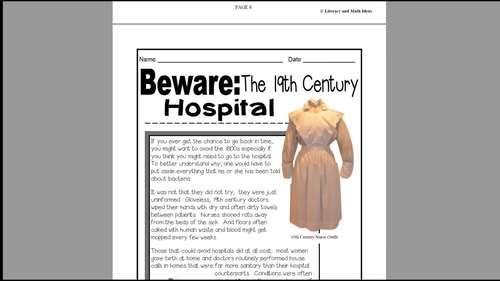 High-Interest Nonfiction Passages (Middle School) by Literacy and Math ...