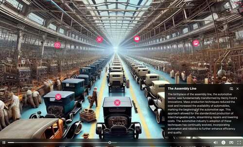 (360/3D) The Ford Assembly Line Virtual Tour by AI History Hub | TPT
