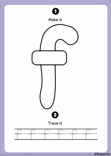 Playdough letter mats - Upper and lower case letters - Fine motor skills