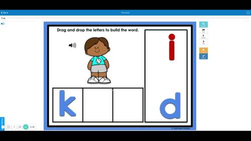 CVC Words Boom Cards™ Short Vowel I by Teach then Cheer - Nathalie Gaebe