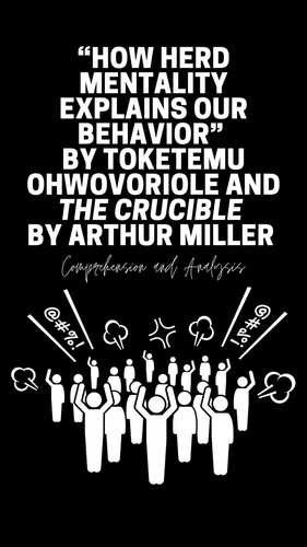 “How Herd Mentality Explains Our Behavior” and The Crucible Analysis ...