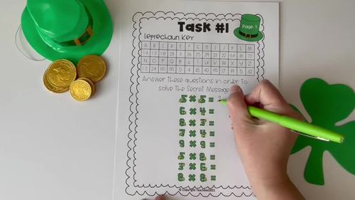 St.Patrick's Day Activity - Lockbox by Teachbot | TPT