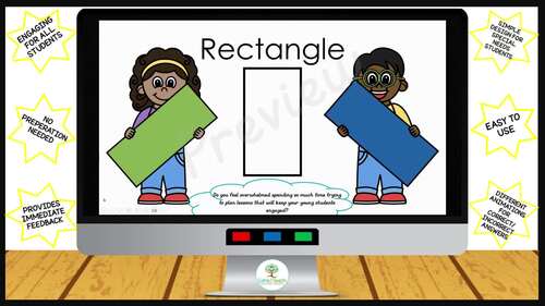 Rectangle Interactive PowerPoint Activity | Preschool, Prek, TK, K ...