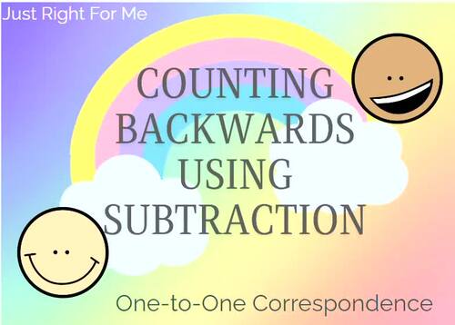 Lucky Charms Counting & Subtracting from 10 Boom Cards by Just Right For Me