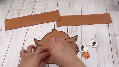 Night Owl Hat, Night Owl Headband Craft, Zoo Animal Hats by Liv and Leb