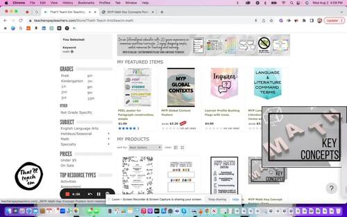 MYP Math Key Concept Posters (form, relationships, logic) by That'll ...