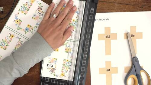 CVC Rhyming Word Activity // Easter game // Great for Kindergarten!