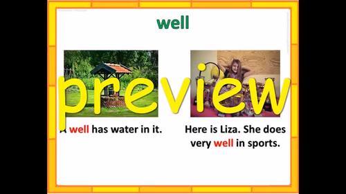 Homonyms – Flash and Activity task Slides- with real images. POWERPOINT