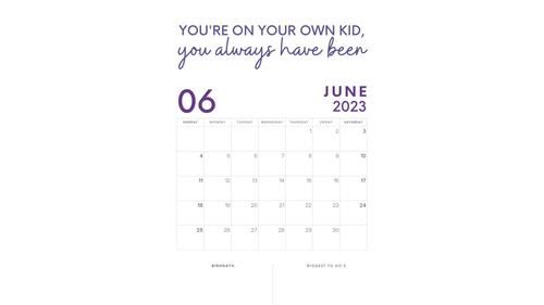 2023 Calendar Taylor Swift Midnights Inspired | Digital Download Calendar