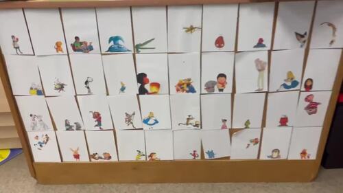 Book Character Wall by Young in First | TPT