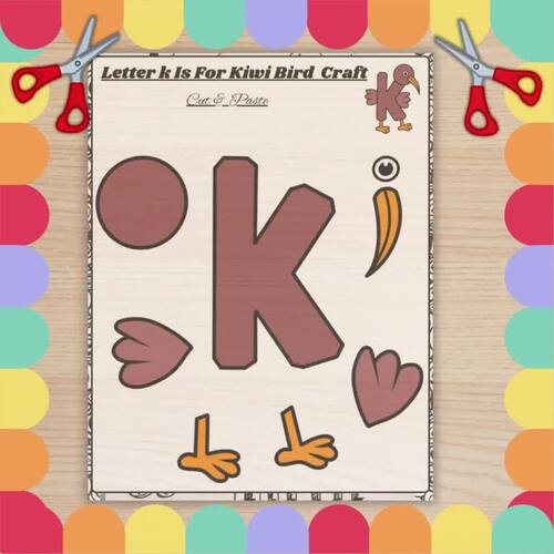 Alphabet Animal Crafts Bundle | Letters I–L | Cut & Paste Phonics ...