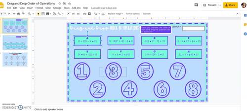 Order of Operations with Integers & Exponents Drag & Drop | DIGITAL ...