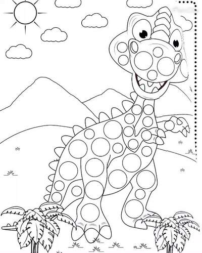 do a dot art coloring book