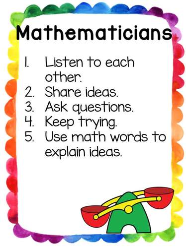 Getting Started in Math Kindergarten Editable by Tickled2Teach | TpT