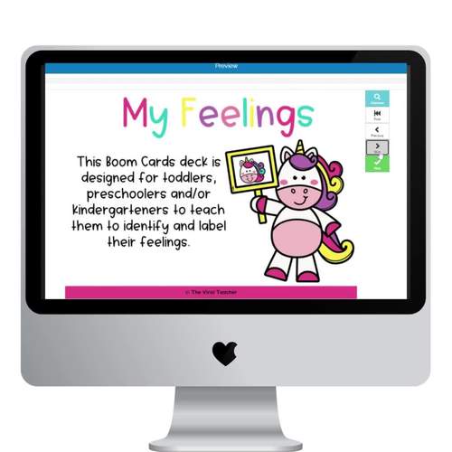Identifying Feelings and Emotion Activities Boom Cards™ with audio