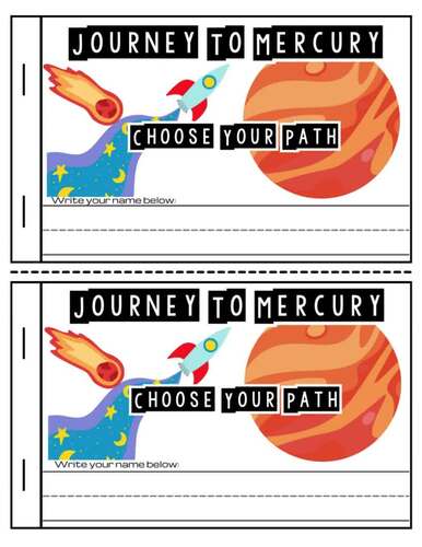 Solar System Mercury Fiction You Choose Story ELA Science STEM Fun Draw ...
