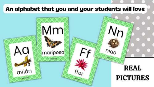 Spanish Alphabet. Alfabeto Español. Rosa by MONTEVIDEO Printables