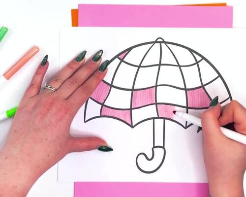 Spring Writing Craft | Umbrella Writing Craft Activity | April Writing ...