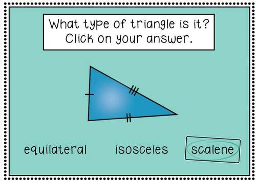 Classifying Types of Triangles Worksheets Sorts & Digital Math Boom Cards