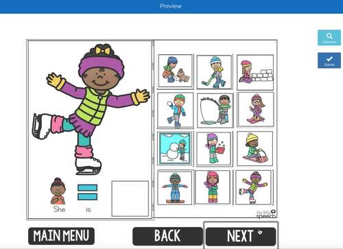 Winter Interactive Language Unit Activities for Speech Therapy (+BOOM)