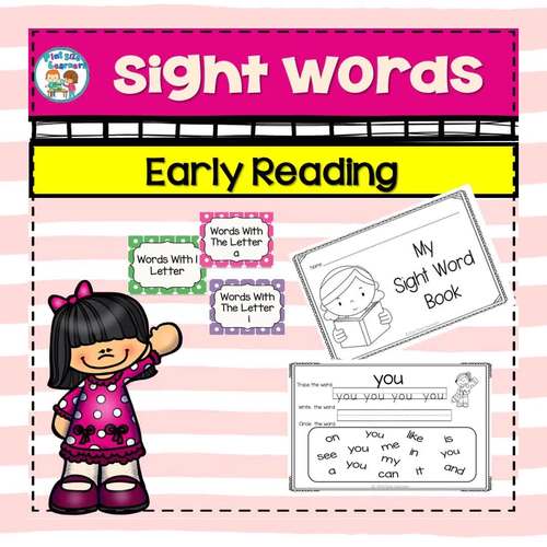 Sight Words Practice | Center Activity | Booklet | Kindergarten | TPT
