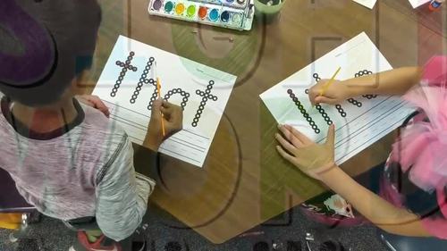 Sight Word Centers with Q-Tip Painting {220 Pages + Editable Page!}