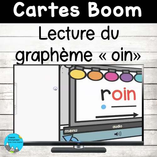 Sons composés French phonics graphème " oin " lecture sur Boom avec audio