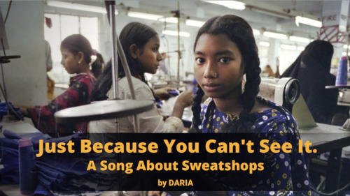 Music Video About Sweatshops and Child Labor by World Music With DARIA